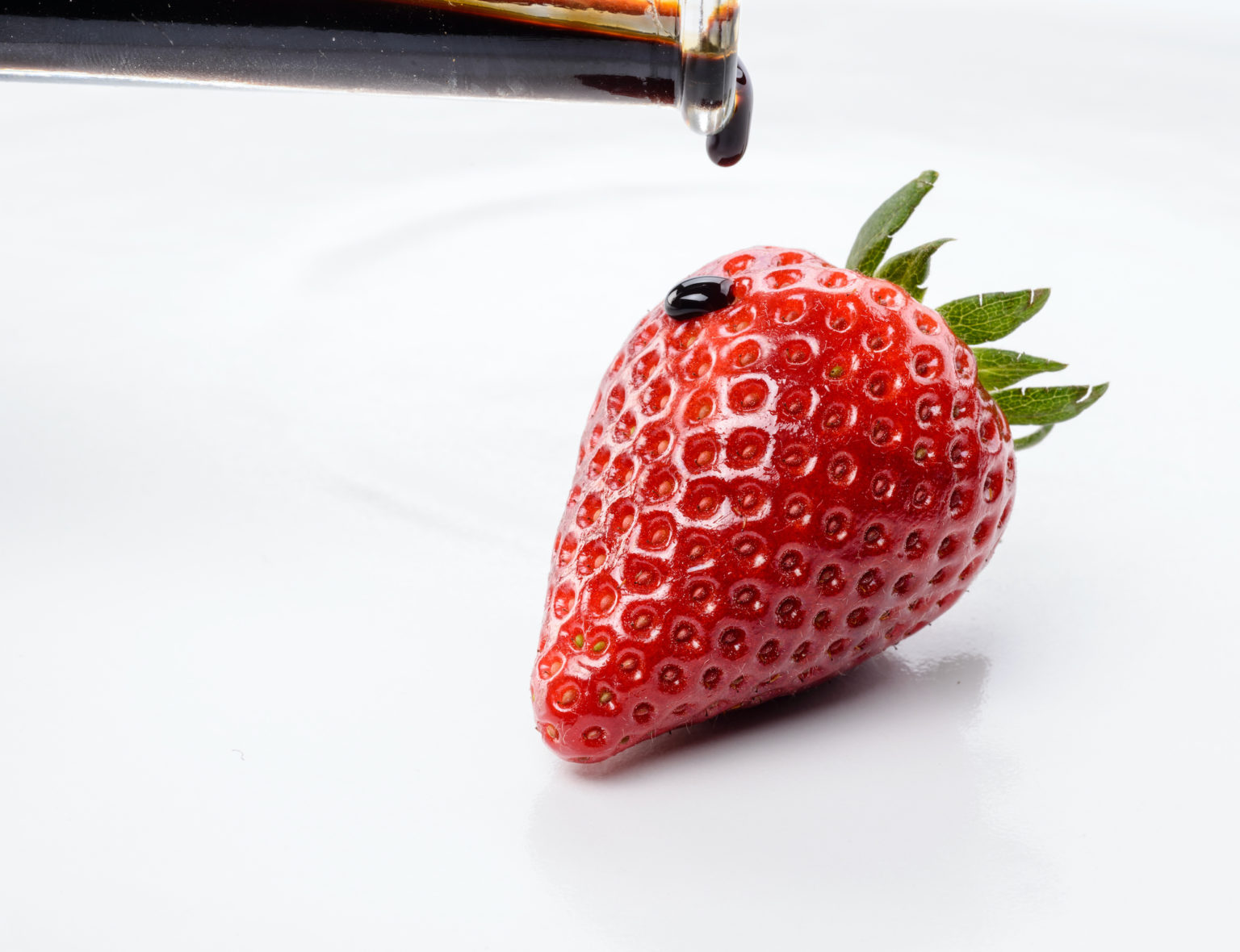 Strawberries with Traditional Balsamic Vinegar - Use Balsamic Vinegar